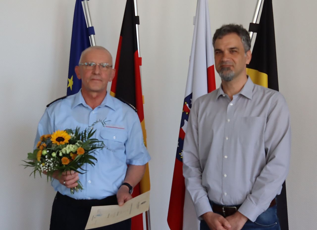 Zwei Beförderungen bei der Feuerwehr der Stadt Nordhausen : 09.05.2022, 14.49 Uhr